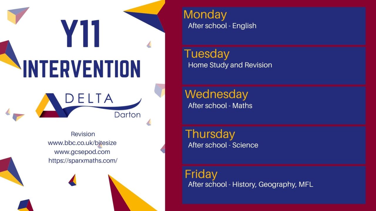 Year 11 Information - Darton Academy